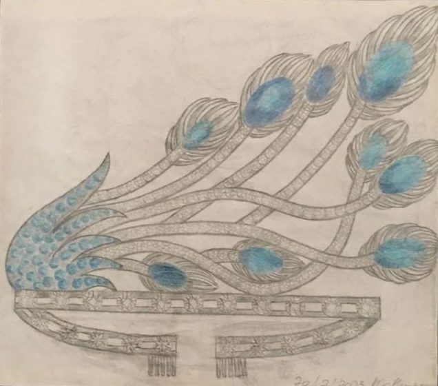 Peacock Tail Crown – Nnini Jewellery Designs